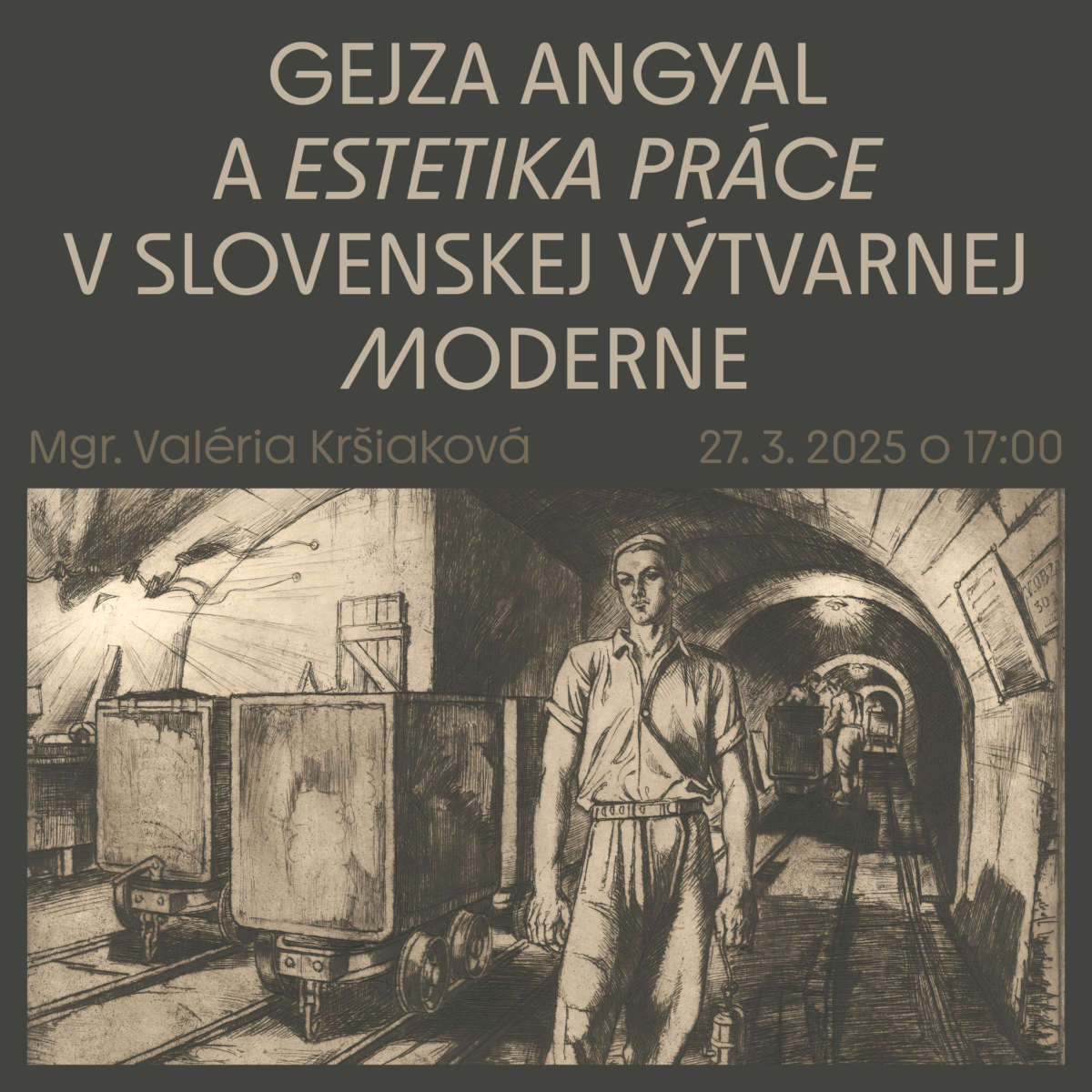 Gejza Angyal a estetika práce v slovenskej výtvarnej moderne | Banská ...